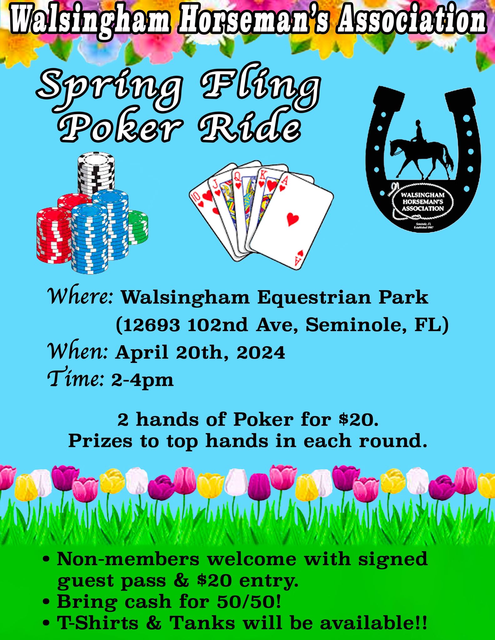 Spring Poker Ride in April – Walsingham Horseman’s Association